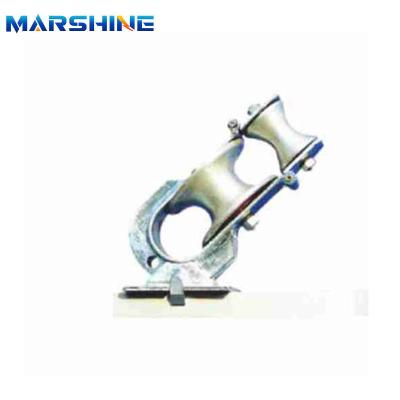 China Welding Overhead Transmission Line Stringing Block Solid Three Purpose Pulley Block for sale