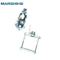 China Universal Steel Stringing Block Aluminum Single Hanging Pulley for sale