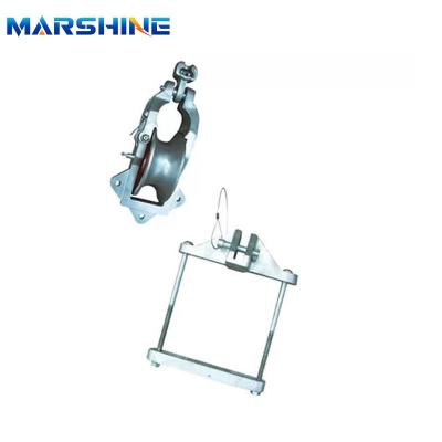 China Universal Steel Stringing Block Aluminum Single Hanging Pulley for sale