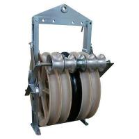 China Grounding Roller Stringing Block With Anti-Static Aluminum Alloy Cable Block for sale