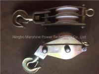 China Aluminium Pulley Tackle Snatch Nylon Sheave Hoisting Block For Cable Wire Rope for sale