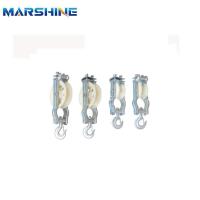 China 5kg US Aerial Cable Stringing Roller Hanging Type Sheave Block Electric Cable Pulley for sale