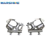 China Nylon And Aluminum Angled Crossarm-Mounted Stringing Block With Welding Technics for sale