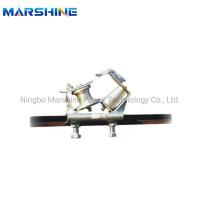 China Nylon And Aluminum Angled Crossarm-Mounted Stringing Block With Welding Technics for sale