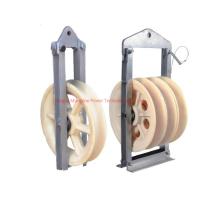 China 660mm Large Diameter Conductor Pulley Block  With 5-20kn Rated Load for sale