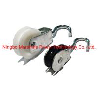 China Hanging Hook Wire Exterior Electric Cable Guide Pulley Straight Line Cable Roller 2.5