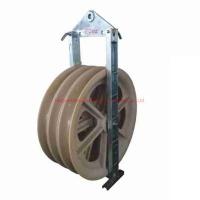 China Transmission Line Stringing Tools With Welding ACSR Conductor Wire Nylon Pulley Block for sale
