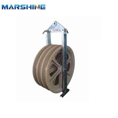 China Aluminum 1040 Large Diameter Stringing Block With Anti-Static Oil-Resistant Feature for sale
