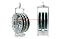 China OEM transmission Conductor Pulley Fiber Optic Stringing Blocks for sale