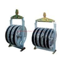 China OEM transmission Conductor Pulley Fiber Optic Stringing Blocks for sale