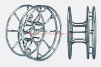 China Zinc Plated Skeleton Cable Reel 10-15kg Capacity for Cabling System Installation for sale