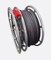 China Zinc Plated Skeleton Cable Reel 10-15kg Capacity for Cabling System Installation for sale