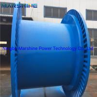 China Galvanized Steel Cable Drum Reel with Corrugated Design for sale
