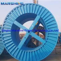 China Galvanized Steel Cable Drum Reel with Corrugated Design for sale