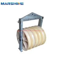 China Heavy Duty Aluminum Sheave Universal Stringing Block Six Bundled Conductor Blocks for sale