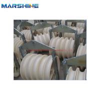 China Heavy Duty Aluminum Sheave Universal Stringing Block Six Bundled Conductor Blocks for sale