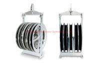 China Heavy Duty Aluminum Sheave Universal Stringing Block Six Bundled Conductor Blocks for sale