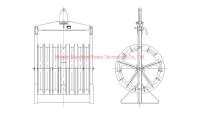 China Heavy Duty Aluminum Sheave Universal Stringing Block Six Bundled Conductor Blocks for sale
