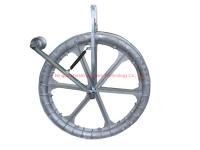 China Conveyer Equipment Cable Roller with Fire/Flame Retardant Sheave and Aluminum Pulley for sale