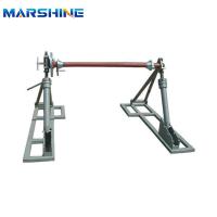 China Conductor Stringing Cable Drum Lifter Stands Jacks For Raise Reels for sale