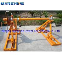 China Conductor Stringing Cable Drum Lifter Stands Jacks For Raise Reels for sale
