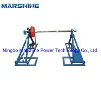 China Conductor Stringing Cable Drum Lifter Stands Jacks For Raise Reels for sale