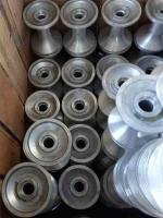 China Durable Aluminum Wheel Rubber Sheaves for Cable Roller for sale