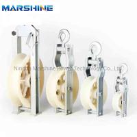 China Large Diameter Conductor Lifting Stringing Block Nylon Sheave for sale