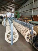 China 35mm-230mm Width Oxygenation Transmission Line Mc Nylon Stringing Pulley Block Sheaves for sale