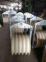 China 35mm-230mm Width Oxygenation Transmission Line Mc Nylon Stringing Pulley Block Sheaves for sale
