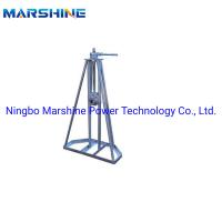 China Simple Design Hydraulic Conductor Reel Stands for Large Capacity Cable Drums for sale