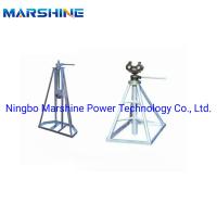 China Simple Design Hydraulic Conductor Reel Stands for Large Capacity Cable Drums for sale