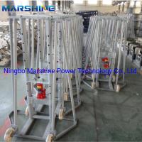 China Safe Cable Reel Lifting Device Wire Pulling Stands for sale