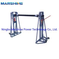 China Marshine Industrial Heavy Duty Cable Reel Stands 12-20T Weight 2700-3200mm Diameter for sale