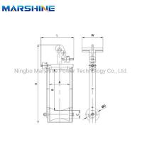 China Aerial Cable Stringing Pulley Roller Wire Rope Sheave Alloy Material for sale