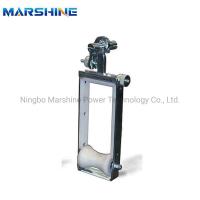 China Aerial Cable Stringing Pulley Roller Wire Rope Sheave Alloy Material for sale