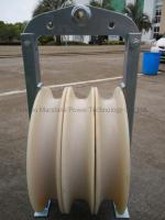 China Stringing Heavy Duty Wire Rope Pulley Cable Pulling Sheaves Block for sale