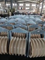 China Stringing Heavy Duty Wire Rope Pulley Cable Pulling Sheaves Block for sale