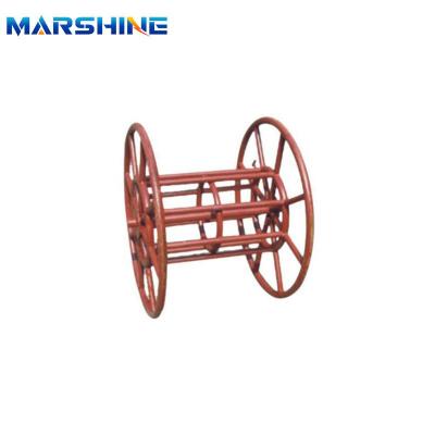 China Gsp Electric Wire Rope Industrial Cable Drum Rolling Reel Stand for sale