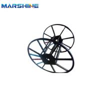 China Gsp Electric Wire Rope Industrial Cable Drum Rolling Reel Stand for sale