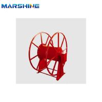 China Gsp Electric Wire Rope Industrial Cable Drum Rolling Reel Stand for sale