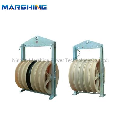 China Welding MC Nylon Wire Stringing Blocks Cable Sheave Pulley 660mm for sale