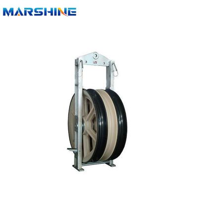 China Overhead Line Stringing Cable Pulley Block Sheave Nylon for sale