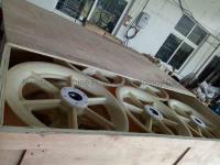 China Customized Conductor Universal Stringing Block Cable Pulley Block Plastic for sale