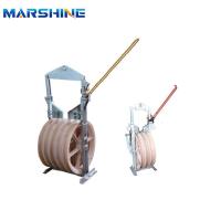 China Aluminum And Nylon Material Aerial Helicopter Stringing Blocks With High Load Feature for sale