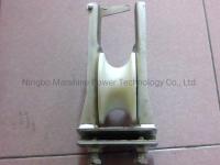 China Transmission Line Aluminum Pulley Block With Sheave Features Welding And Nylon Wheel for sale