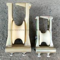 China Transmission Line Aluminum Pulley Block With Sheave Features Welding And Nylon Wheel for sale