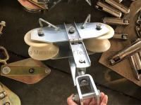 China Welding Technics Tandem Sheave Stringing Block For Line Fittings for sale