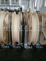 China Single-Wheel  Or Three-Wheel  Block With Ground Wheel Helicopter  Block For Lifting Large Diameter Pulley for sale