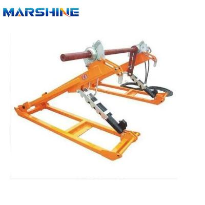 China Conductor Cable Drum Hydraulic Reel Stand For Transmission Tower Erection for sale